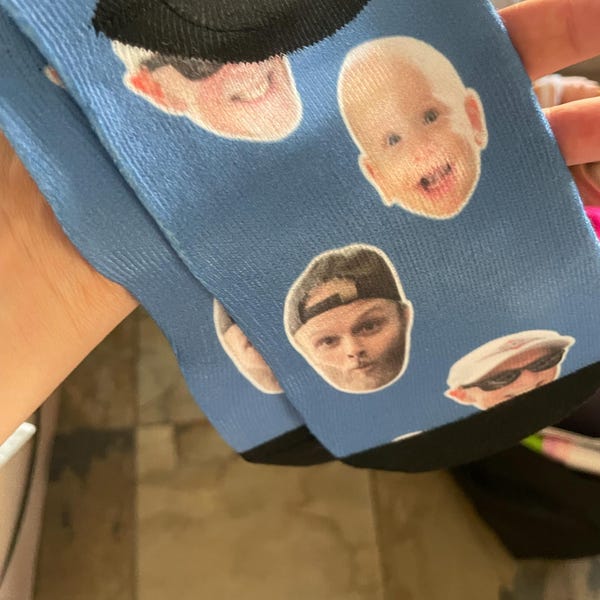 Custom Face Socks, Personalized Photo Socks, Picture Socks, Face on ...