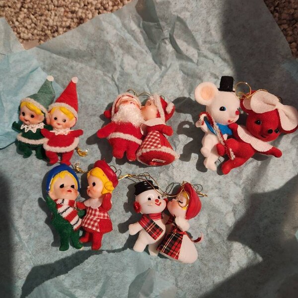 Kitschy Plastic Angel Figurines, Vintage Christmas Decor, CHOOSE Small ...