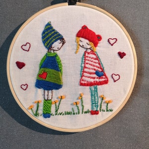 Friends Hand Embroidery Pattern Pdf - Etsy