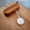 Wooden Cable Holder | Mahogany, Walnut, Cherry | Wire Management | Desk ...
