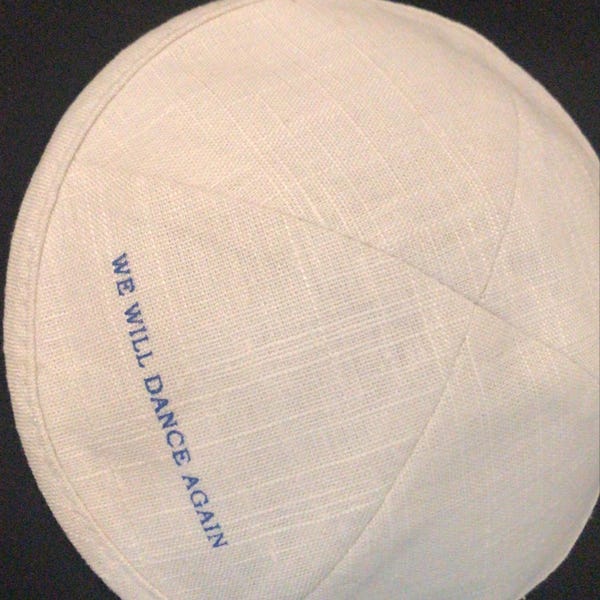 Trump Leather Kippah | MAGA Suede Yarmulke With Embroidered Logo | Make ...