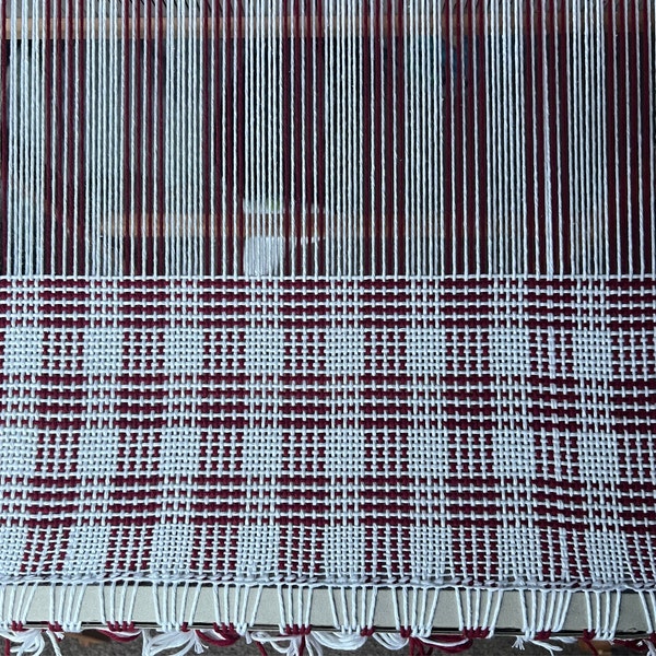 Rigid Heddle Loom Pattern, 8 Dent Reed, Garden Rows Towel - Etsy