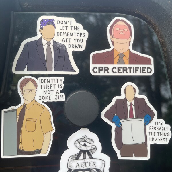 Dwight Schrute CPR Certified Sticker - the Office - Waterproof Glossy ...