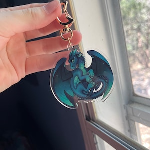 Starflight Wings of Fire Wof Double Sided Acrylic Charm Keychain Dragon ...
