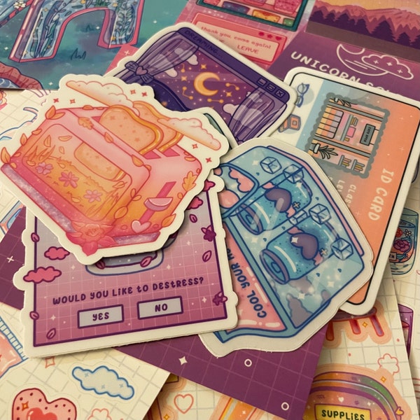 Die-cut Sticker Surprise Pack - Etsy