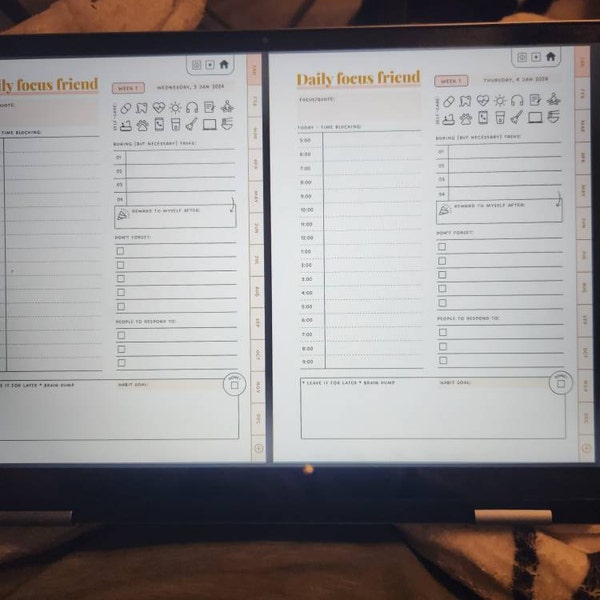 ADHD Digital Planner made by an Adhder for Ipad, Goodnotes Android ...