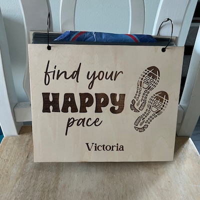 Personalized Race Running Bib Book With Sleeves - Etsy