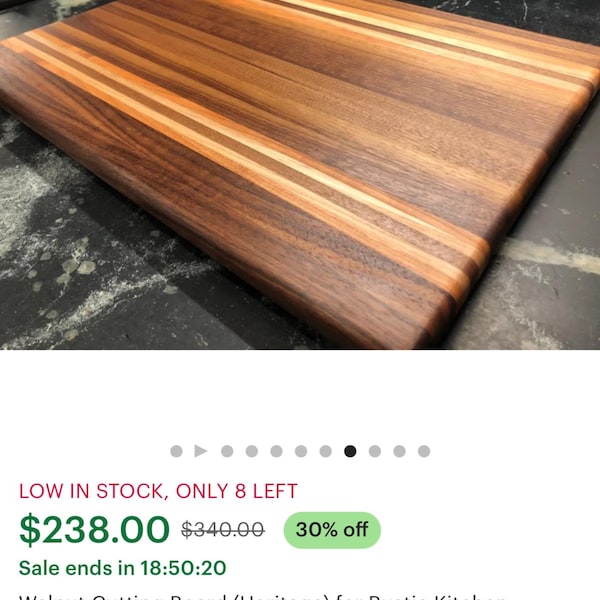 Curved Inlay Cutting Board - Etsy