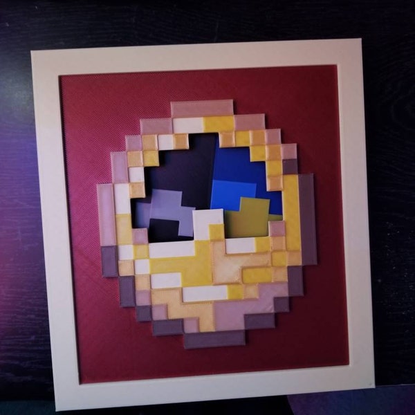 Working Minecraft Wall Clock in Item Frame - Tell Real-world Time in ...