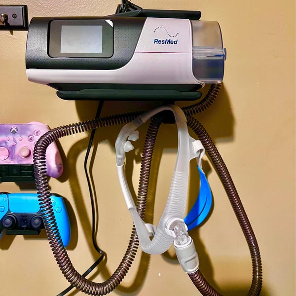 CPAP Shelf With Hose Dryer (filtered) for Resmed Airsense 10, Wall ...