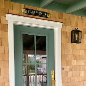 Cape Cod Style Quarterboard name Board Custom Made to Order - Etsy