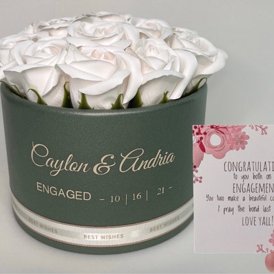 Engagement Gifts for Couple Personalized Gift Box & Custom - Etsy