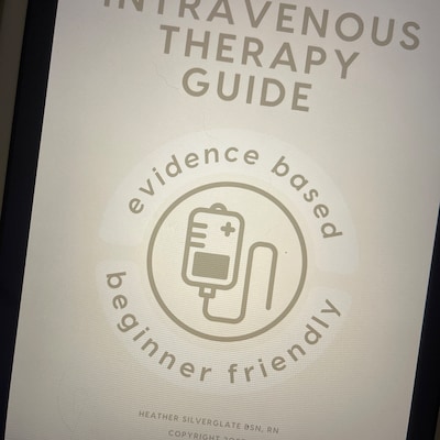 Intravenous Therapy Guide downloadable PDF, How to Start an IV, IV ...