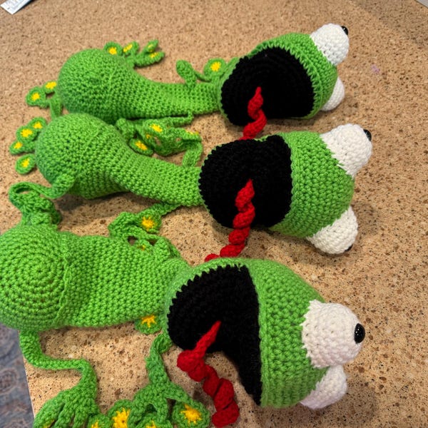 The Original Squashed Frog Door Stopper Amigurumi Instant Download PDF ...