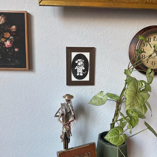 Cowboy Opossum Linocut Block Print | 4 X 6 Mini Print | Printmaking ...