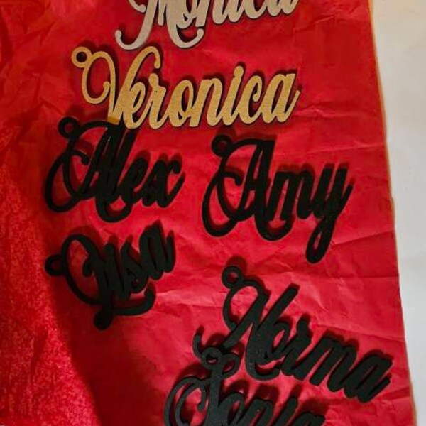 Modern Wedding Name Plate Setting Acrylic Wedding Name Place Card ...