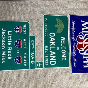 Oregon State Line Highway Marker Road Sign Green Map Welcome 1968 - Etsy