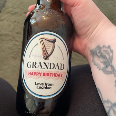 Buckfast Personalised Bottle Label Happy Birthday for Any Occasion ...