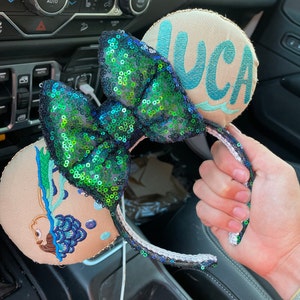 Luca Embroidery Mouse Ears - Etsy