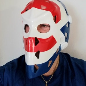 Ken Dryden Ice Hockey Mask Goalie Helmet 1:1 Scale Wearable | Etsy