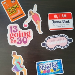 13 Going on 30 Sticker Set Jenna Rink Wishing Dust Razzles Thirty ...
