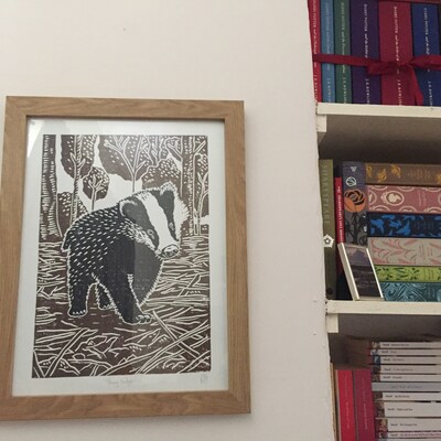 Swifts A3 Linocut Poster-print - Etsy UK