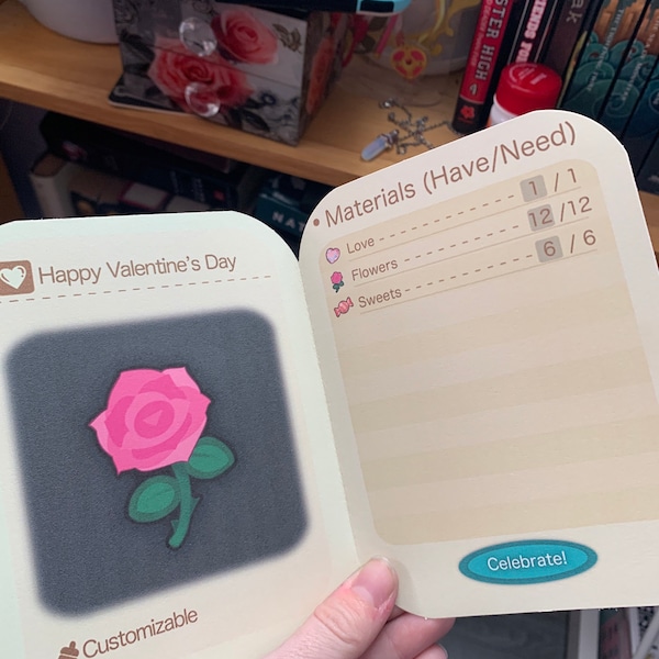 PRINTABLE DIY Recipe Valentine Card - Etsy