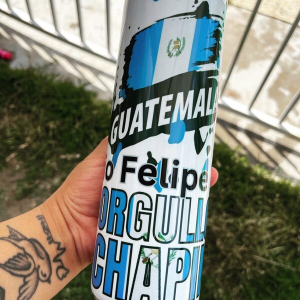 Orgullo Chaping Guatemala 20oz Straight Tumbler Design - Etsy