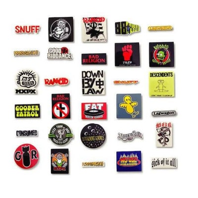 50 X 1990s Punk Sticker Pack Diecut High Quality Rancid Fat Wreck ...