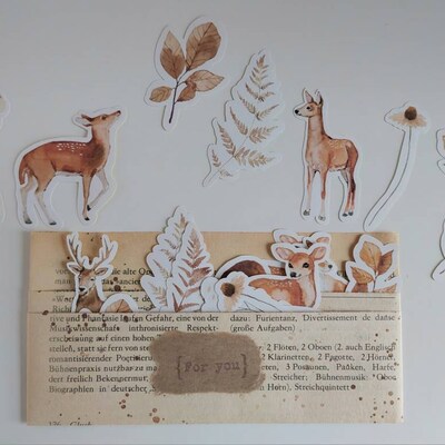 Ephemera Paper Scraps Sticker Sheet - Etsy