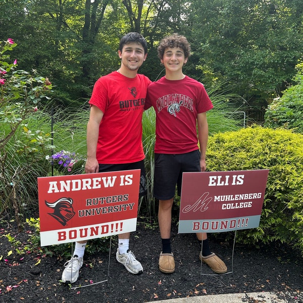 College Bound Yard Sign Senior Graduation Sign College Bound Gift ...