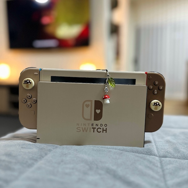 Cappuccino Time Nintendo Switch Skin, Cozy Brown Iced Latte Switch 2 ...