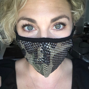 MESH MASKS Cotton-lined or Unlined Face Mask Double Layer - Etsy