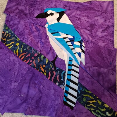 Blue Jay Paper Piecing Pattern - Etsy