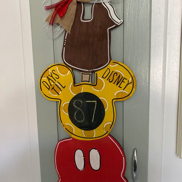Personalized Teacher Door Hanger Back to School Gift Chalkboard Pencil ...