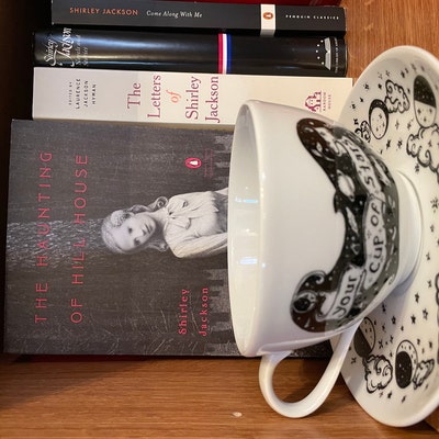 Large 14oz Cup of Stars Porcelain Tea Cup and Saucer - Etsy