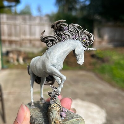 Unicorn Unpainted Miniature - Etsy
