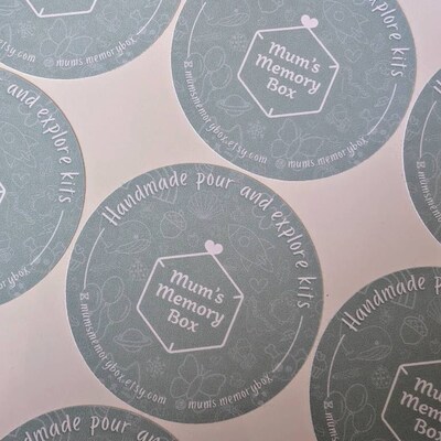 Custom Personalised Business Logo Round, Rectangle, Square Stickers or ...