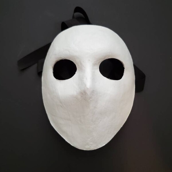 Venetian Style Mask Original Ghost Handmade or Venetian Dove in Gold ...