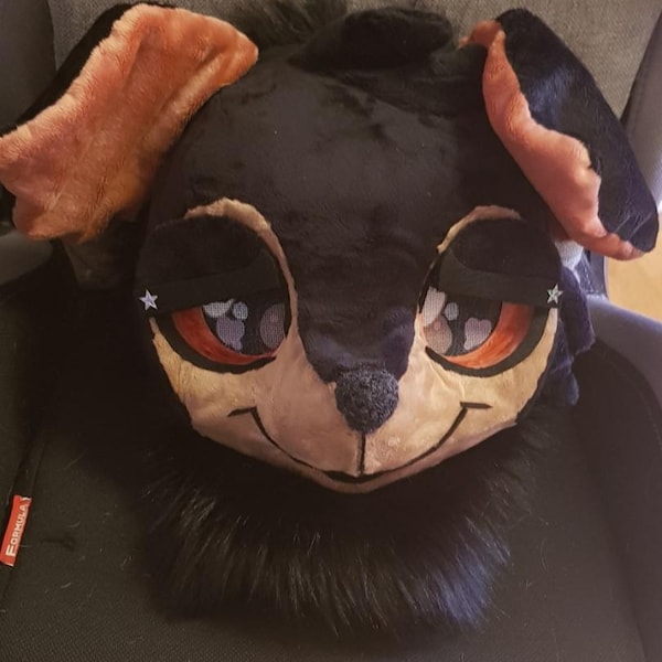 Furry Fursuit Head Base Grumpy Dog Static Base 3d Print - Etsy