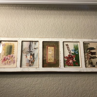 Collage Multiple Opening Picture Frame With 5 Openings 2-1/2x3-1/2 3x3 ...
