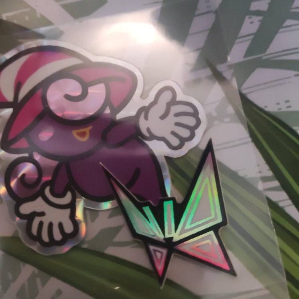 Sakura Card Glossy Metallic Sticker - Etsy