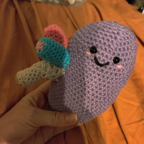 11 Crochet Organs Patterns! EBOOK PDF Amigurumi Heart Liver Kidney ...