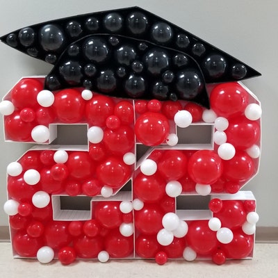 1ft-6ft Mosaic 23 Graduation Hat From Balloons PDF Files - Etsy