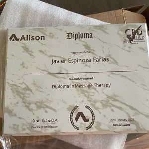 Metal Certificate Award, Diploma Frame Custom, Diploma Plaque, Diploma ...