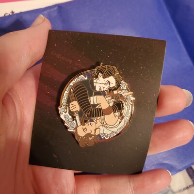 TROS Reylo Pin Rey Ben Solo Hard Enamel Pin - Etsy