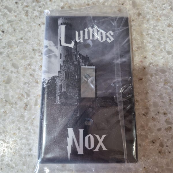 Lumos Nox Castle Light Switch Plate - Etsy