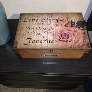 Floral Butterfly Memory Box | Etsy