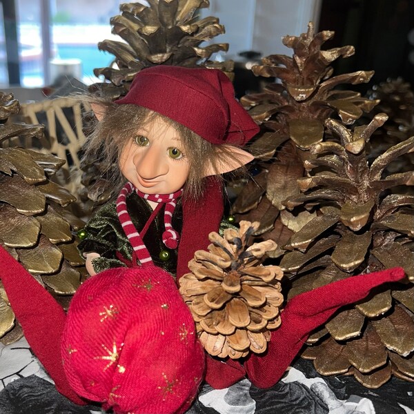 Tiny Elf, Forest Elf, Wandering Elf: ARION Handmade Porcelain Doll ...