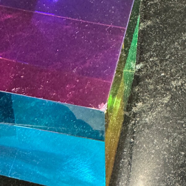 CMY Cubes® the Motus - Icosahedron, Optical Polyhedron, Subtractive ...